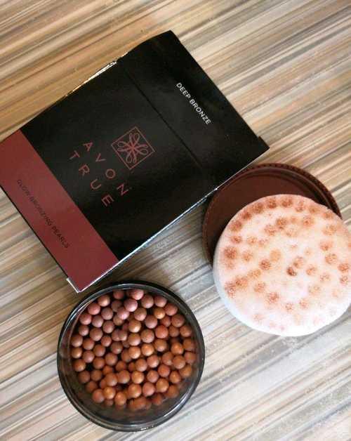 Румяна шарики avon true deep bronze, новые