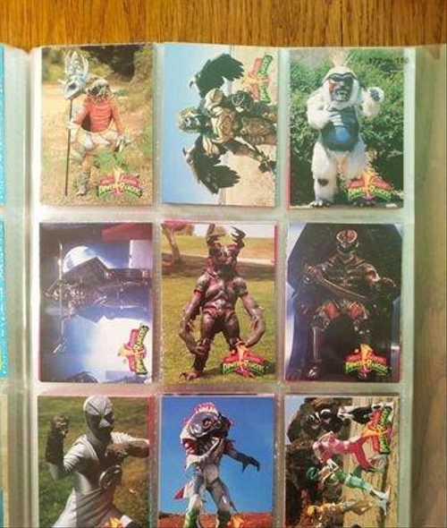 Карточки Power Rangers полный сет (72+3 Promo Card