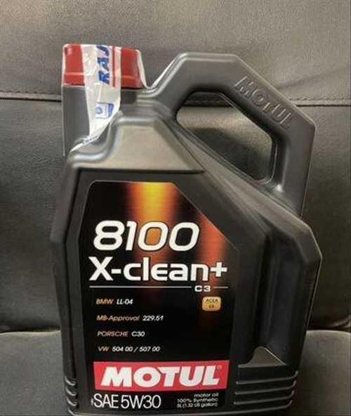 Мотрное масло motul 8100 c-clean+ 5w30