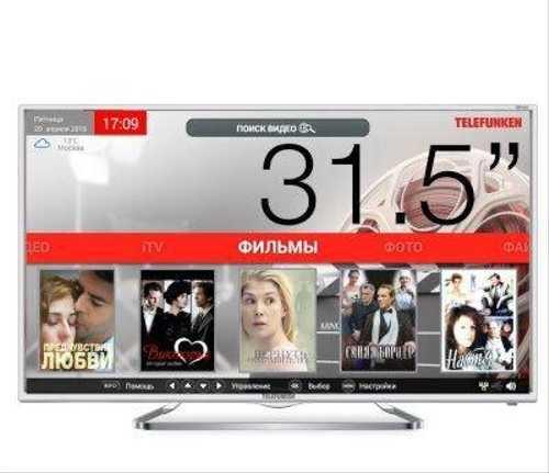31,5" (80 см) Телевизор HD Telefunken TF-LED32S59T