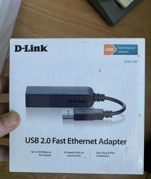 Сетевая карта USB карта D-Link DUB-E100