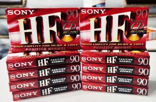 Чистые аудиокассеты Sony HF90