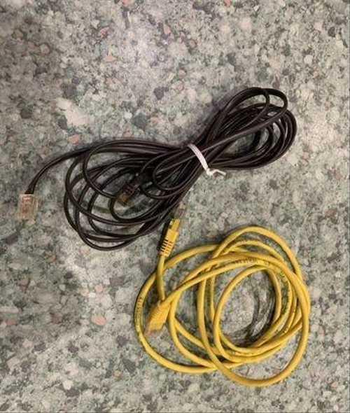 Сетевой кабель телефонный шнур