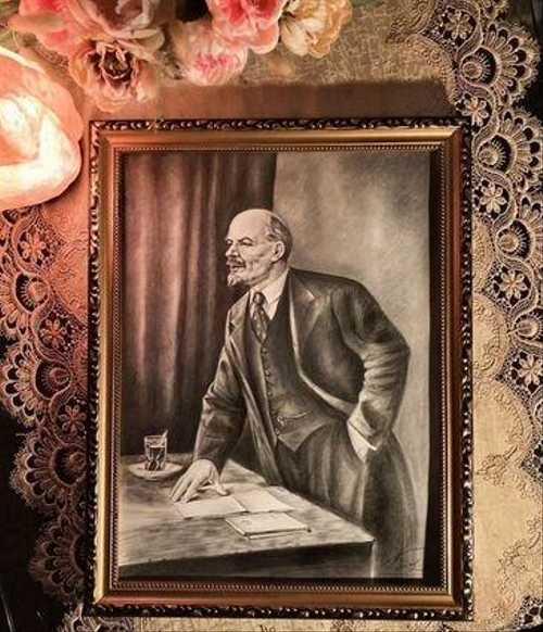 Портрет В. И. Ленин Ручная работа