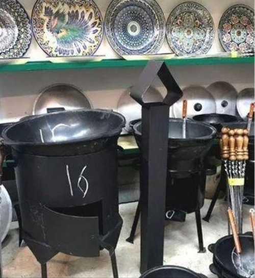 Казан-Чугунный, с печью