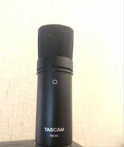 Студийный конденсаторный микрофон tascam TM-80