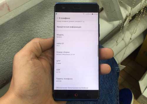 Смартфон zte Nubia z17