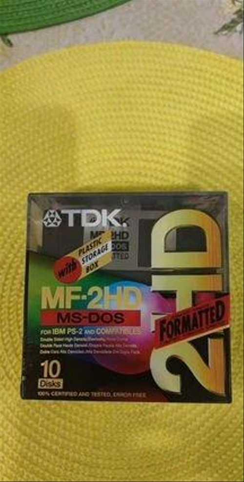 Дискеты TDK 10 штук новые