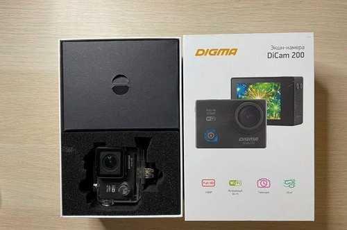 Экшн камера digma DiCam200