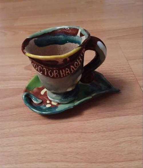 Кофейная чашка с блюдцем