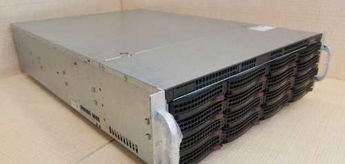 3U/2xE5-2609v2/X9DRD-A/16HDD3.5/SAS9201-16i/2x800W