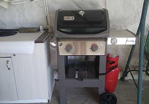 Газовый гриль weber E-210 Originаl, бу 2 раза