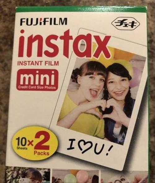 Картридж моментальной печати для Instax Mini 20 фо