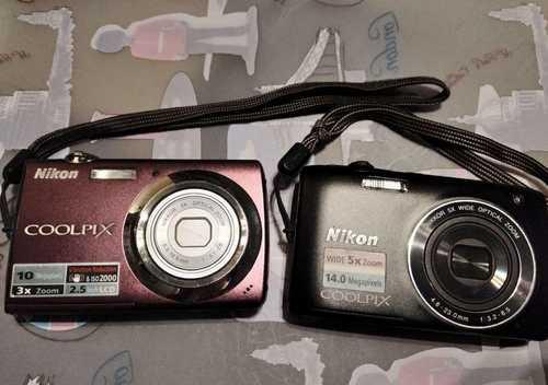 Фотоаппараты Nikon Coolpix S3100 и s220