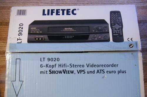 Видеомагнитофон Lifetec LT 9020 новый в упаковке