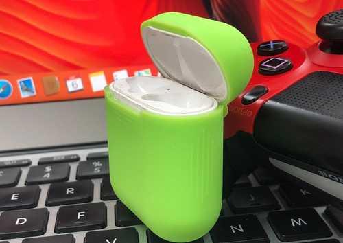 AirPods 2 (зарядный кейс) Green чехол