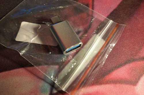 Переходник USB 3.0 (f) - USB Type-c (m) металл