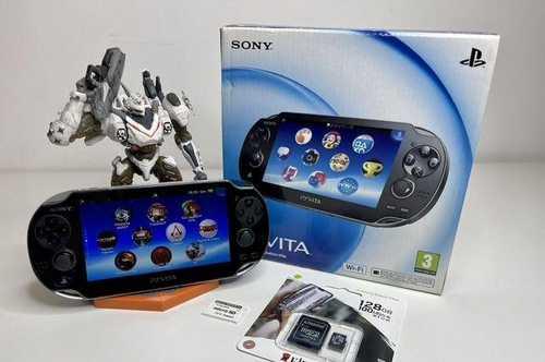 Sony PS Vita 1008 черная 128GB полный комплект