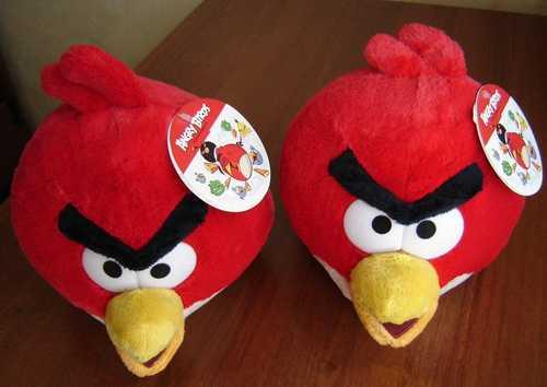 Игрушки мягкие Angry Birds Red новые