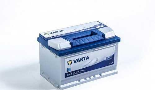 Аккумуляторы Varta BD E43 72Ач 680А низкий