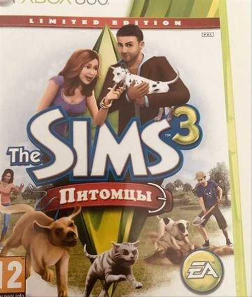 Компьютерная игра Sims3 на Xbox 360 дополнение пит