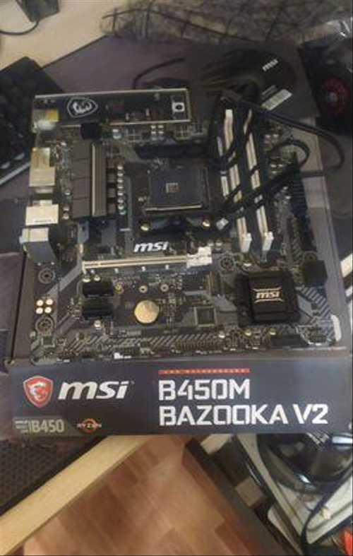 Материнская плата MSI b450m Bazooka v2