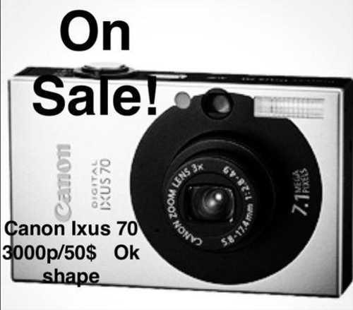 Canon ixus 70. Иксус 70.