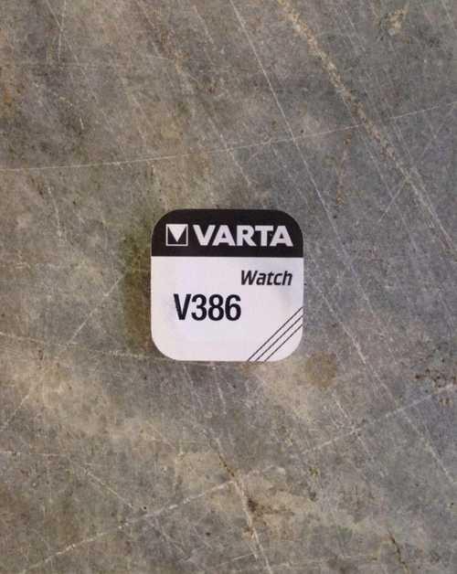 Батарейка V386 / SR43W 1.55V Silver Varta
