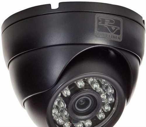 Камеры для видеонаблюдения купольная чёрная