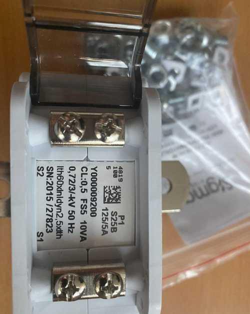 Трансформатор тока 125/5 А, класс точности 0,5 Sig