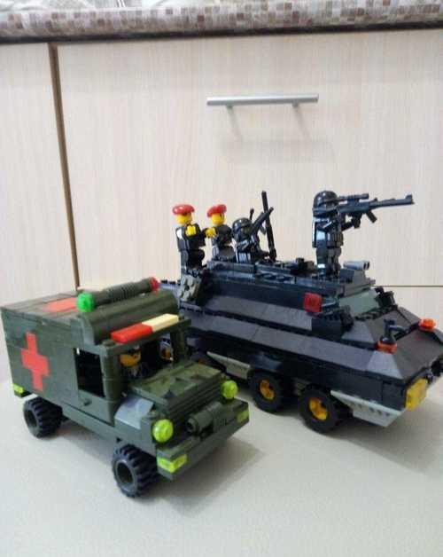 Военная техника и гоночные машины Lego