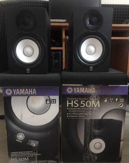 Yamaha hs50m студийные мониторы