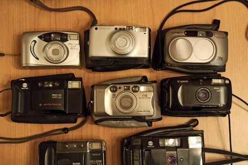 Коллекция пленочных фотоаппаратов