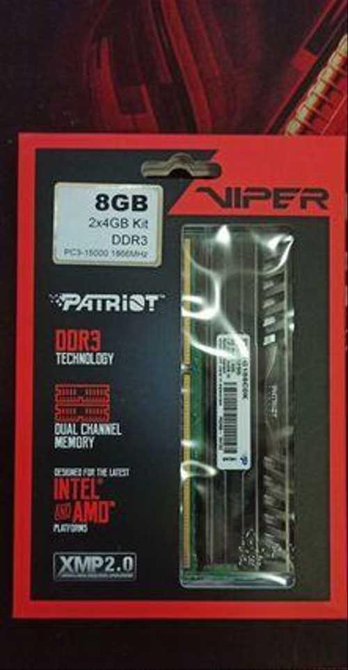 Patriot Viper ddr3 8gb (2x4) 1866