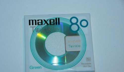 MD Мини-диск maxell Twinkle Green 80