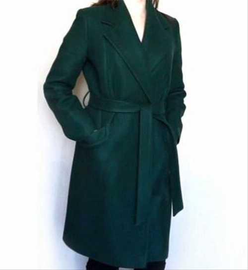 Пальто женское зеленое Vivaldi, шерсть