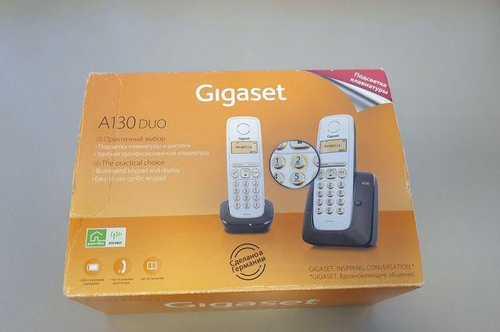 Новые беспроводные телефоны gigaset a130 duo