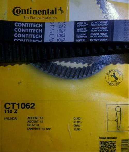 Contitech CT1062 CT 1062- Ремень грм