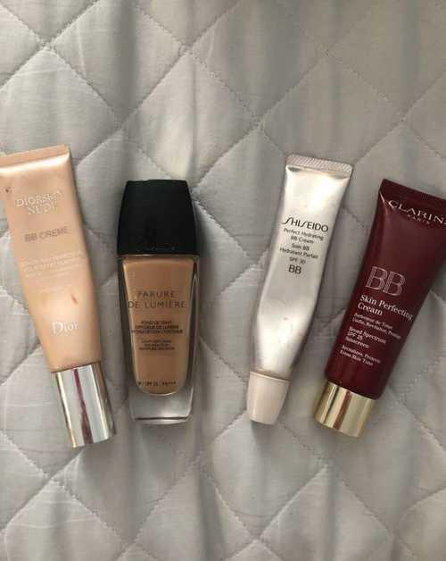Крем тональный Dior, Clarins, Shiseido, Guerlain