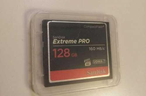 Карта памяти CompactFlash SanDisk Extreme Pro 128G