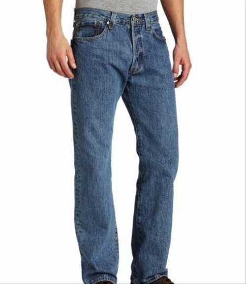 Джинсы Levis 501 W38 L30 Medium Stonewash