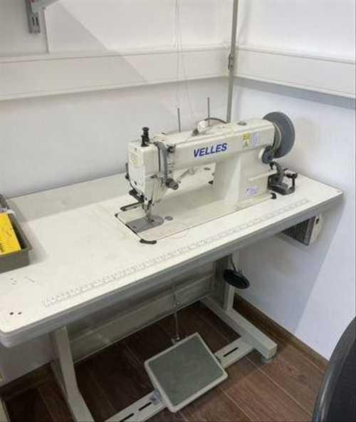 Велес 1056 швейная машина. Промышленная швейная с шагающей лапкой