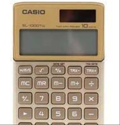 Калькулятор бухгалтерский Casio SL-1000TW-GD