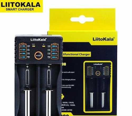 Liitokala Lii-202 на 2 акб 220-12V USB, powerbank