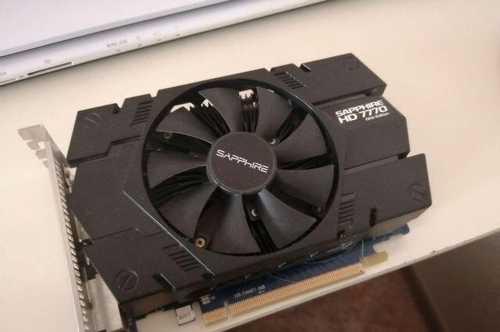 Видеокарта sapphire hd7770