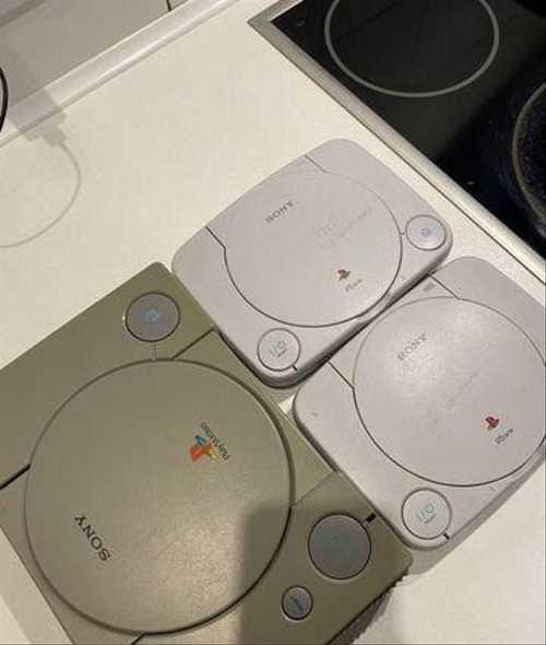 Sony playstation one 3шт