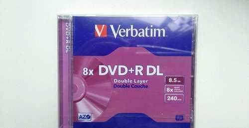 Оптический диск Verbatim DVD+R DL 8.5Gb