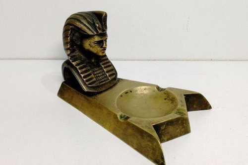 Пепельница Фараон латунь бронза Египет
