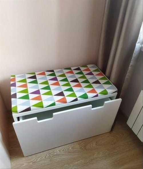 IKEA скамья - тумба (с ящиком ) Стува