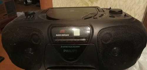 Магнитофон Philips Bumbox Бумбокс radio cd cassett